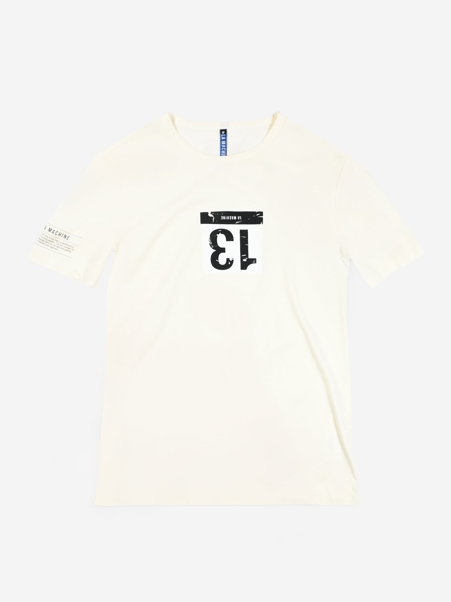Bib Number 13 - T-shirt - Off White - La Machine Cycle Club